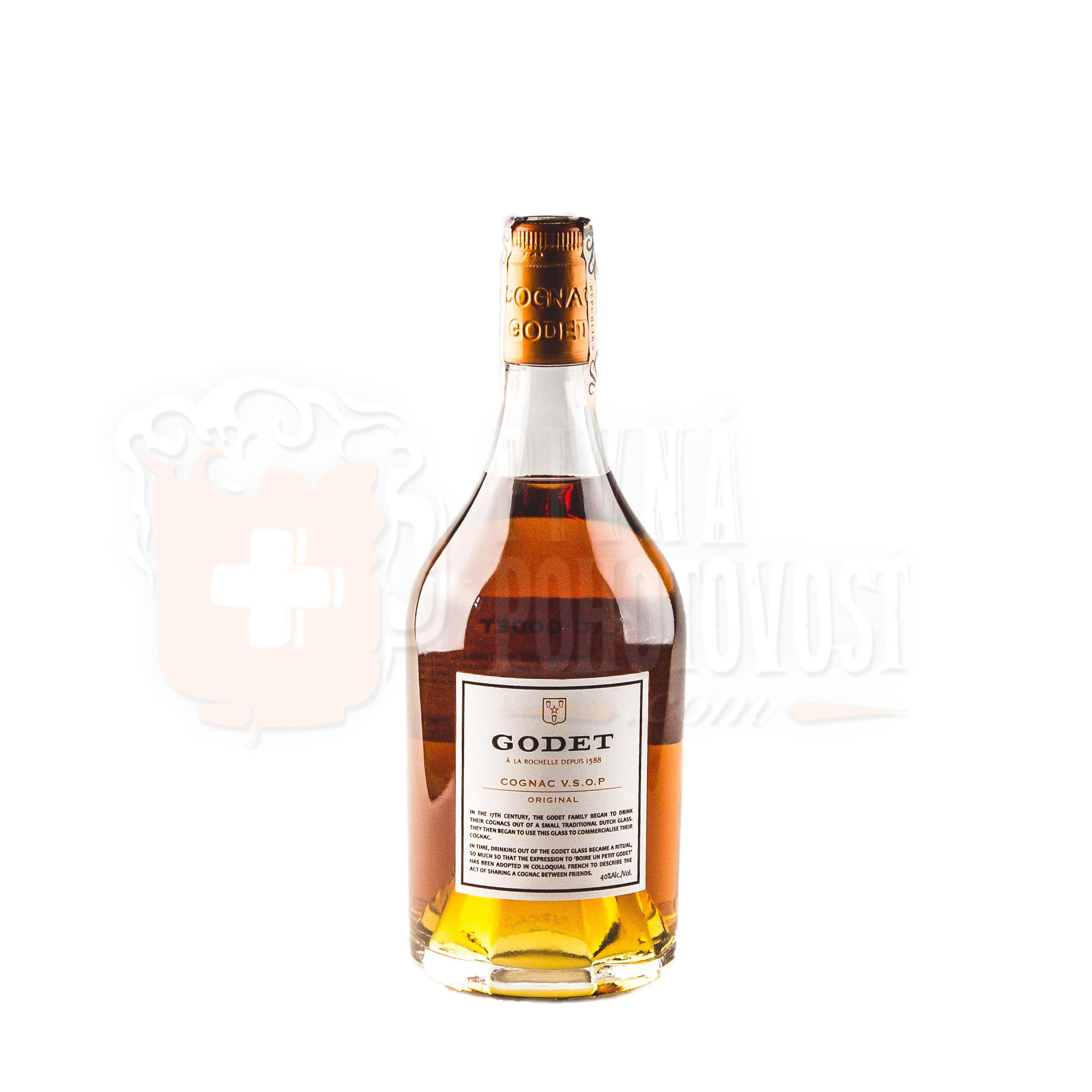Godet VSOP, 0,7l, 40%, originálny koňak | Pivná Pohotovosť